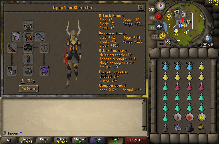 Ironman Chaos Fanatic - Gear Guide - OSRS - Old School Runescape Guides