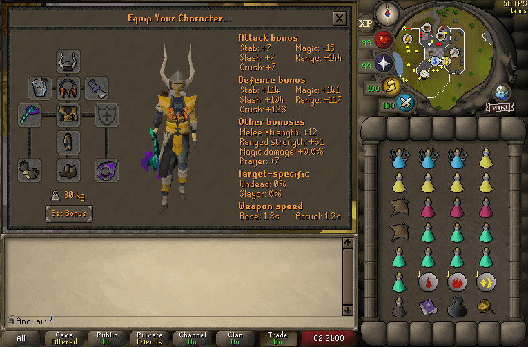 Ironman Chaos Fanatic - Gear Guide - OSRS - Old School Runescape Guides