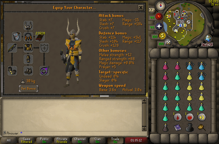 Ironman Chaos Fanatic - Gear Guide - OSRS - Old School Runescape Guides