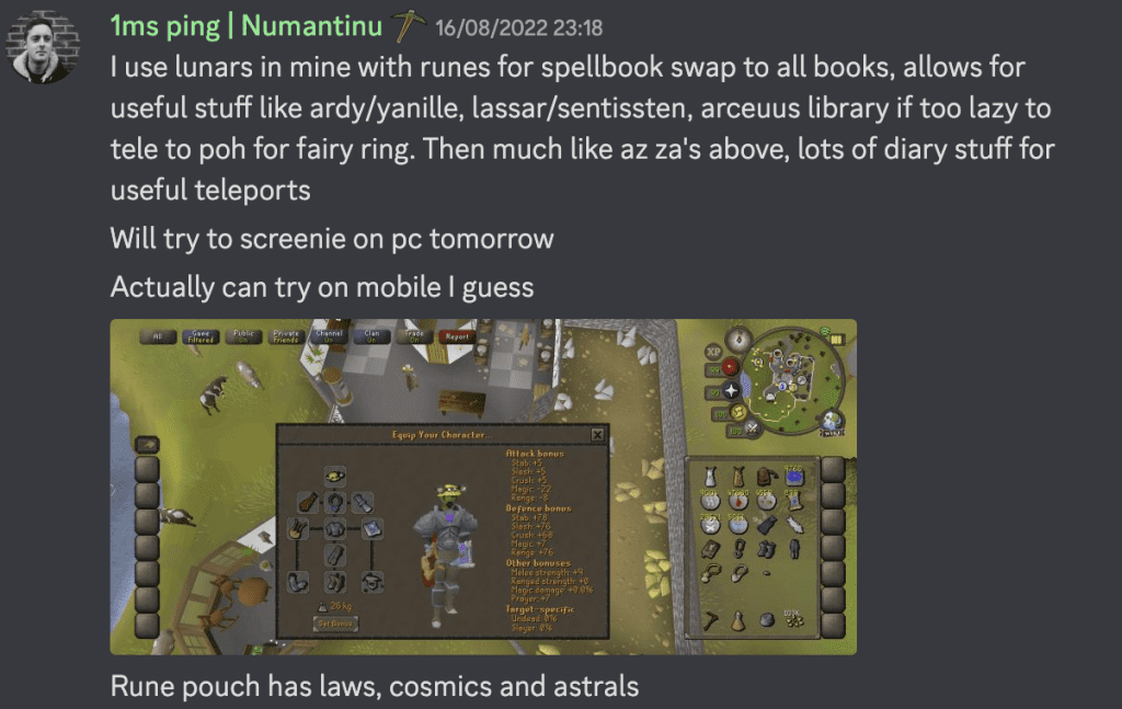 Shooting Star Scouting Inventory Guide - OSRS - Old School RuneScape ...