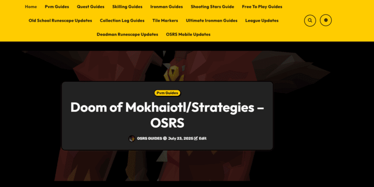 New Player Guide - Settings & Set Up - OSRS - Old School RuneScape ...